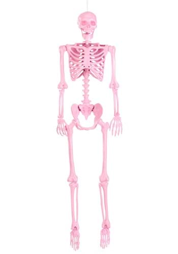 Crazy Bones Poseable Skeleton in Pink Halloween Prop