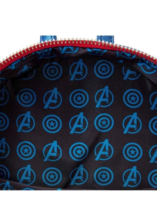 Marvel Shine Captain America Loungefly Mini Backpack - 59% off!