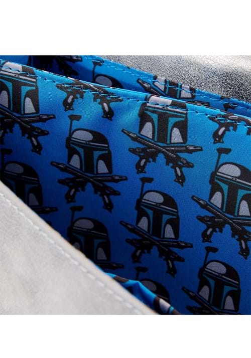 Star Wars Jango Fett Chain Strap Loungefly Crossbody Bag