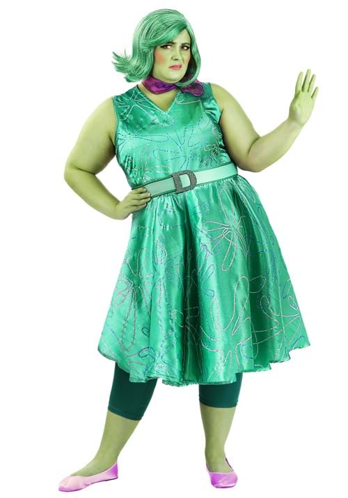 Plus Size Women's Disney and Pixar Inside Out Disgust Costume | Pixar ...