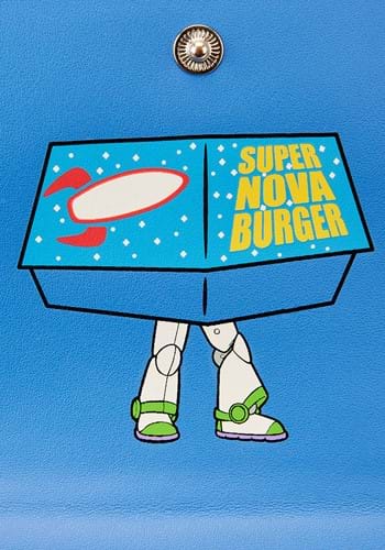 Loungefly Pixar Toy Story Pizza Planet Super Nova Burger Flap Wallet