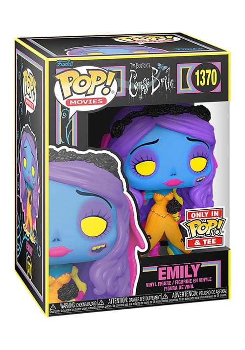 POP! & Tee: Emily Corpse Bride (Black Light) | Funko Apparel