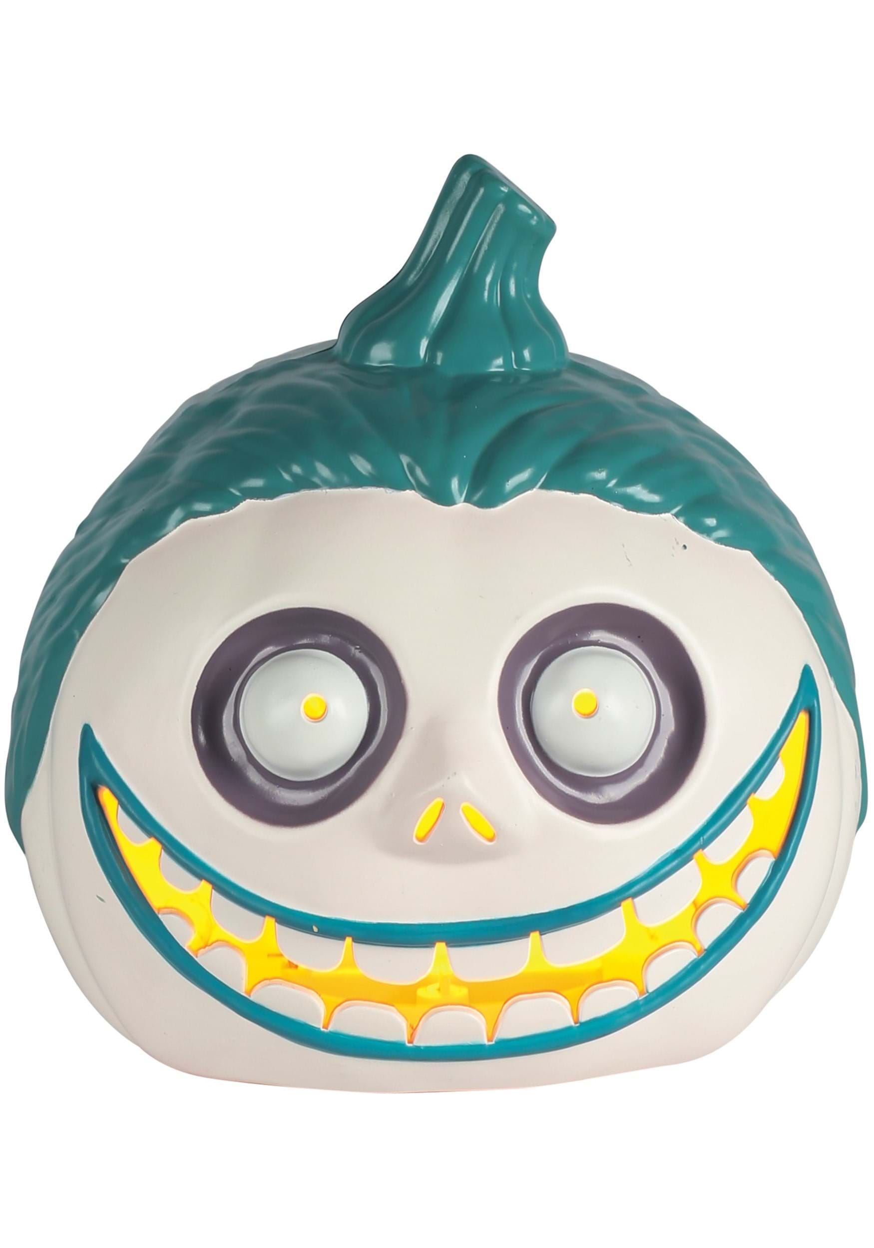 6" Nightmare Before Christmas Barrel Light Up Pumpkin Halloween Decoration