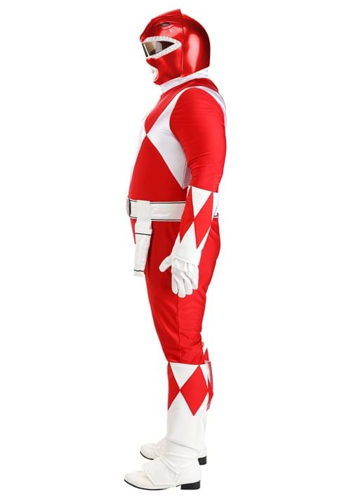 Plus Size Men's Power Rangers Authentic Red Ranger Costume | Power ...