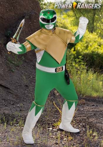 Plus Size Power Rangers Green Ranger Costume