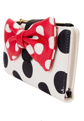 Loungefly Minnie Rocks the Dots Classic Flap Wallet | Minnie Mouse Wallets