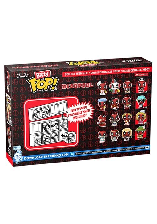 Bitty POP! Marvel Deadpool Sleepover 4 Pack Set