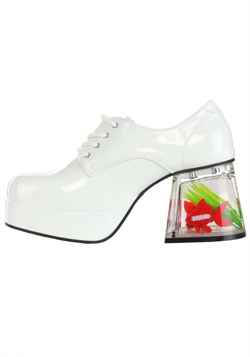 Adult White Goldfish Pimp Shoes | Pimp Accessories