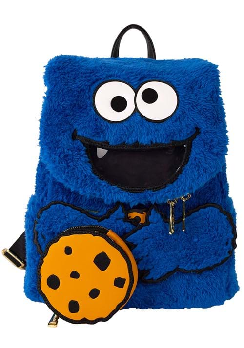 Sesame Street Cookie Monster Plush Mini Backpack by Loungefly | Sesame ...