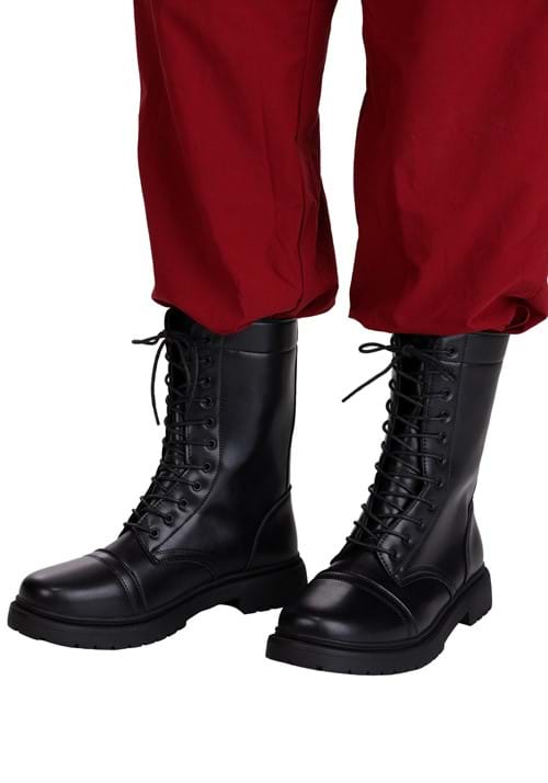 Black Combat Costume Boots for Adults | Costume Accessories